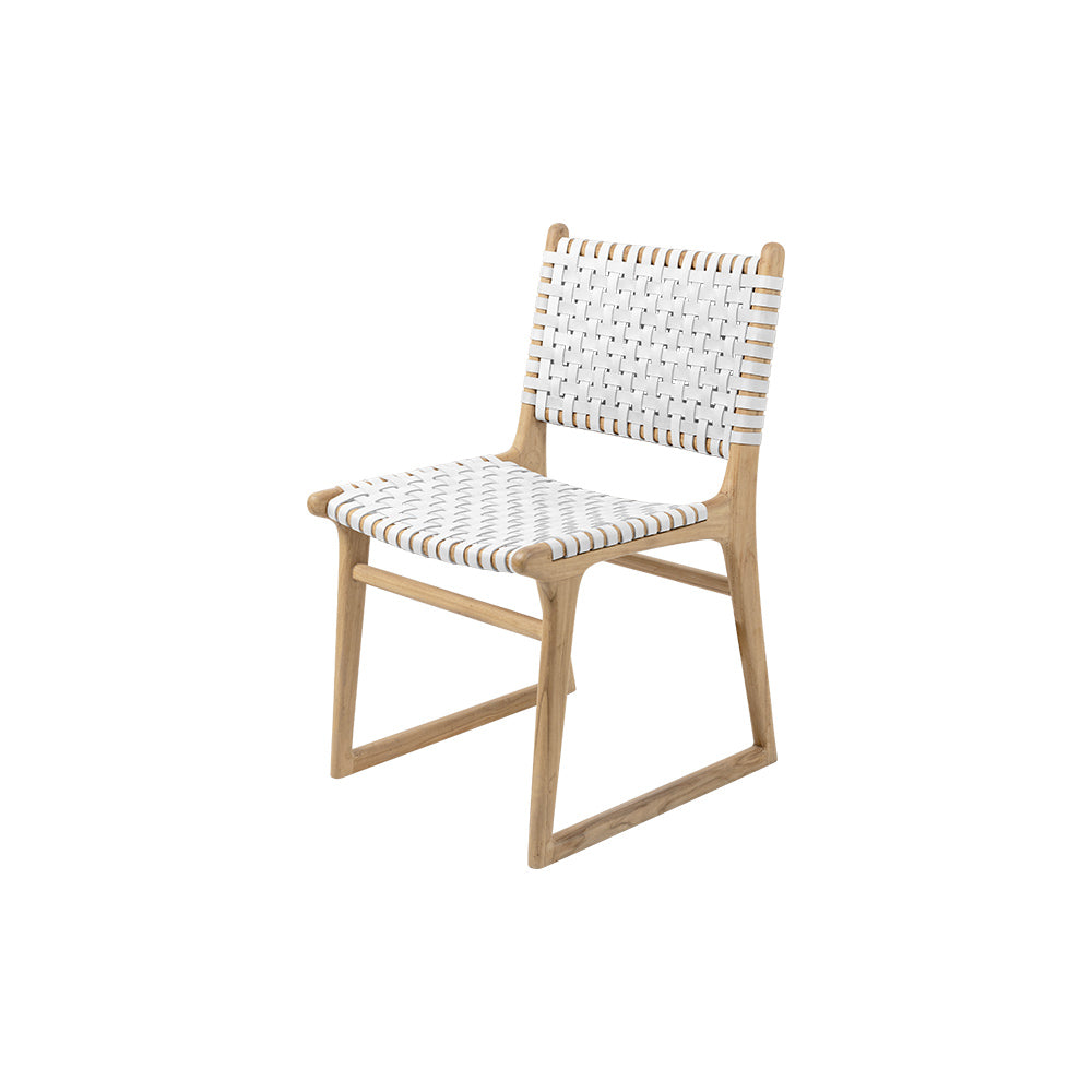Coco | Dining Chair Leather White – The Styling Republic