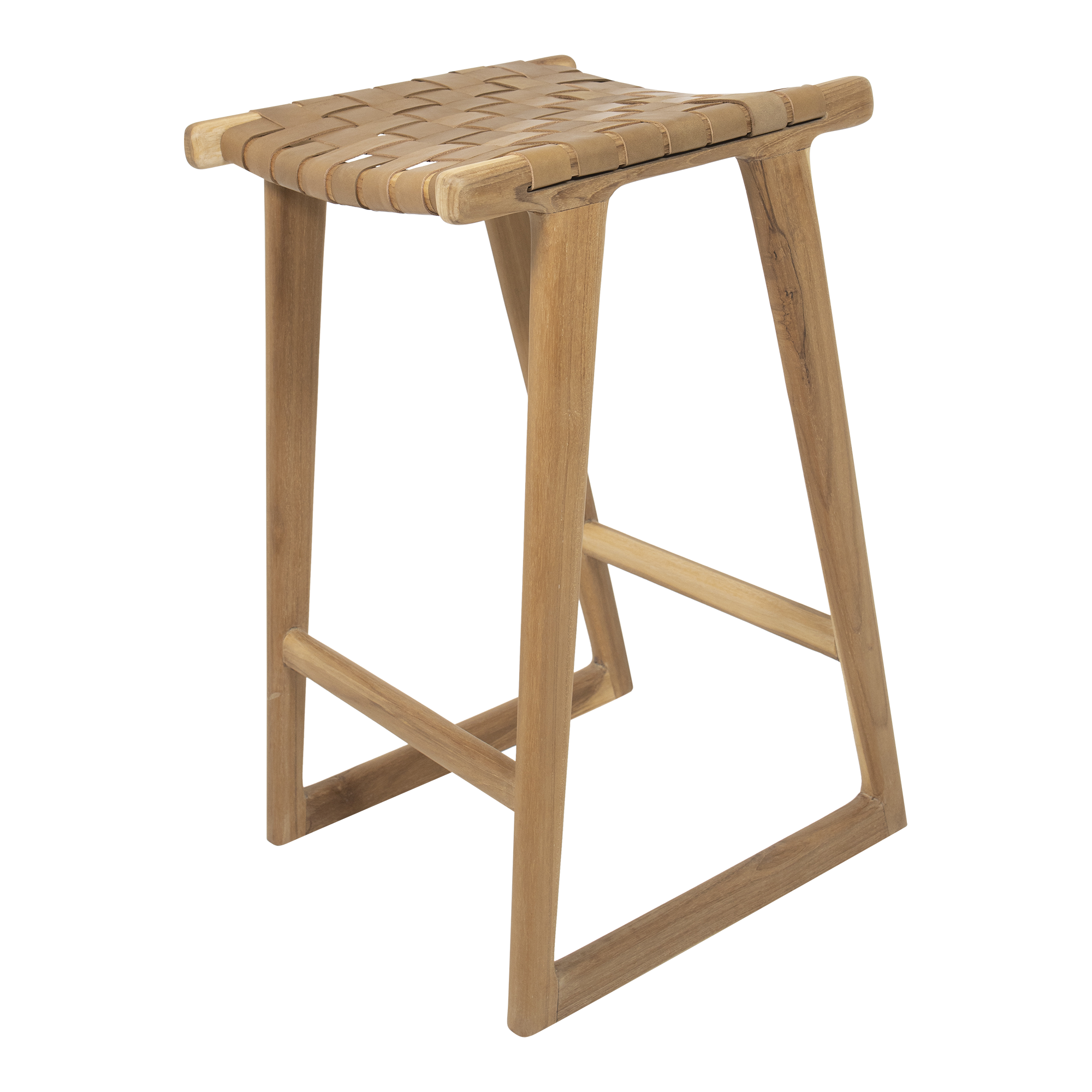 Bailey | Kitchen Stool Leather Sand – The Styling Republic