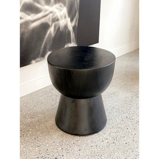 Black Suar Timber Side Table | The Styling Republic