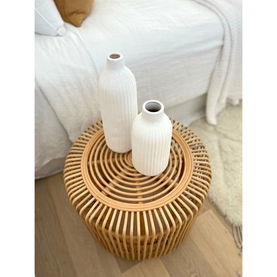 Natural Rattan Side Table | The Styling Republic