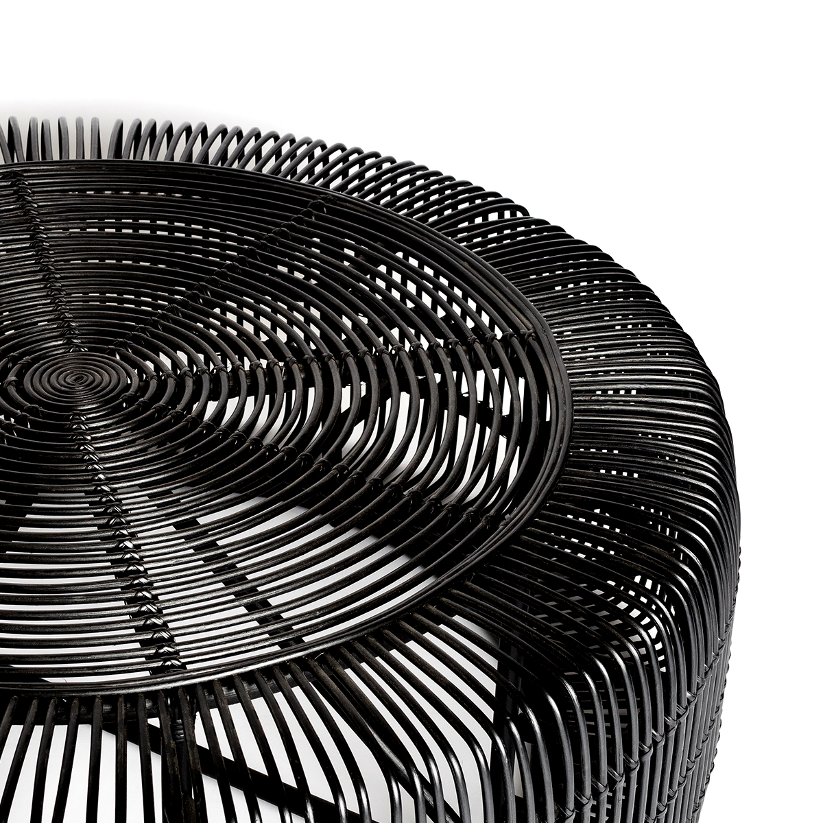 Black Rattan Coffee Table | The Styling Republic