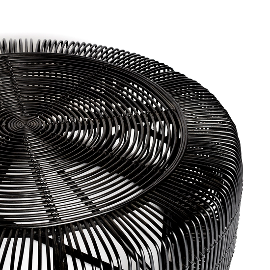 Black Rattan Coffee Table | The Styling Republic