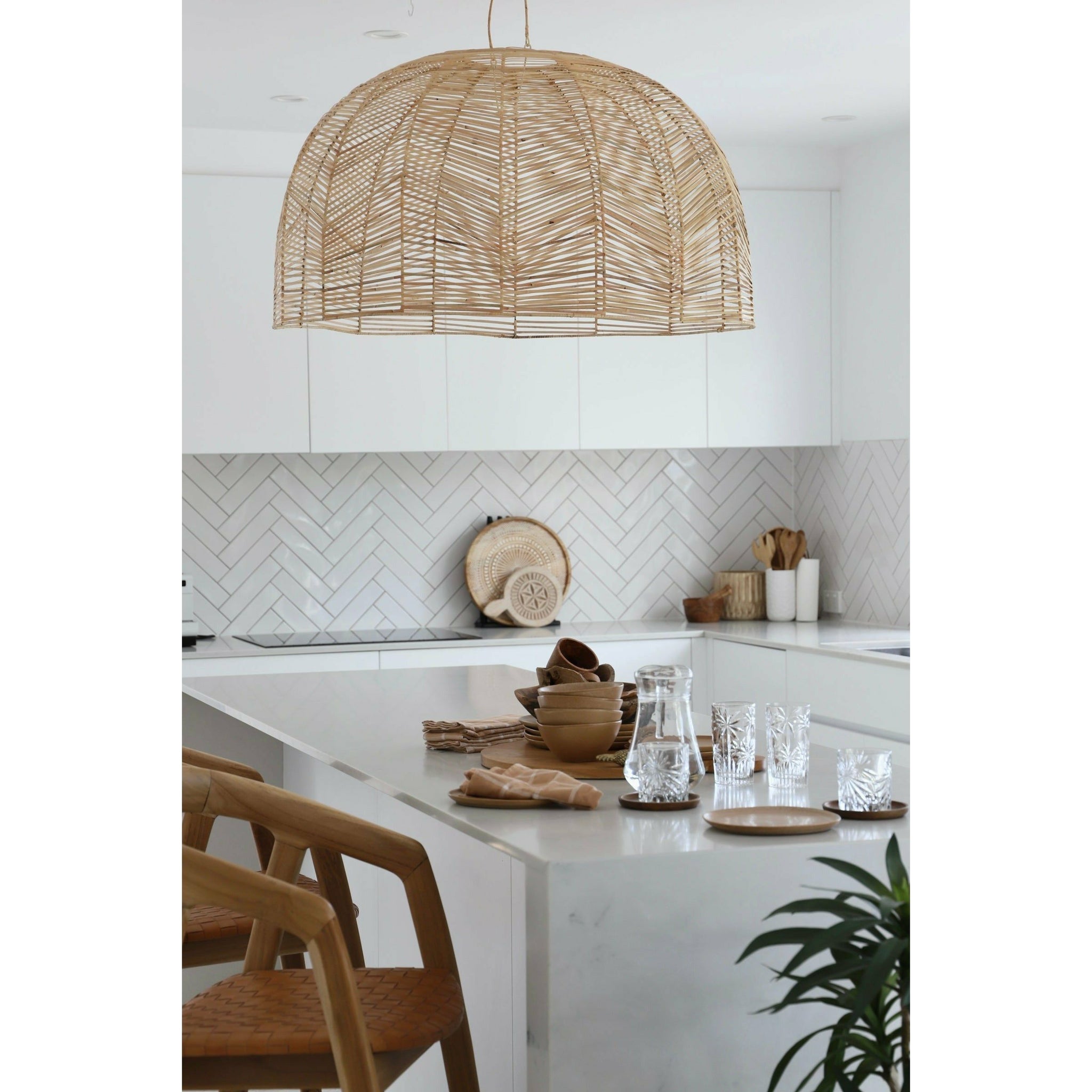 Natural Rattan Pendant | The Styling Republic