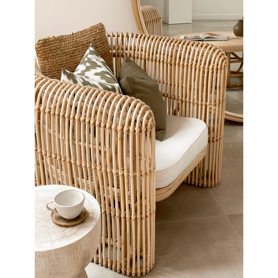Natural Rattan Occasional Chair | The Styling Republic